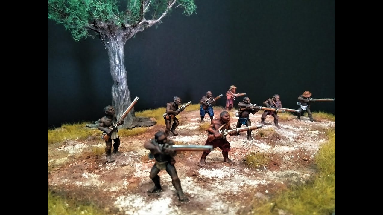 African Tribal musketmen - how to paint with speedpaints the set of ...