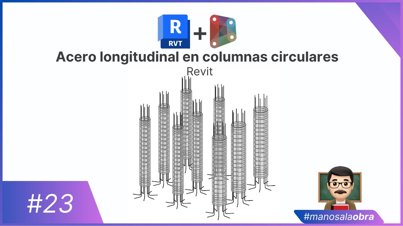 STRUCTURAL REBAR - ACERO COLUMNAS CIRCULARES - SESIÓN 23 👨‍🏫 - YouTube