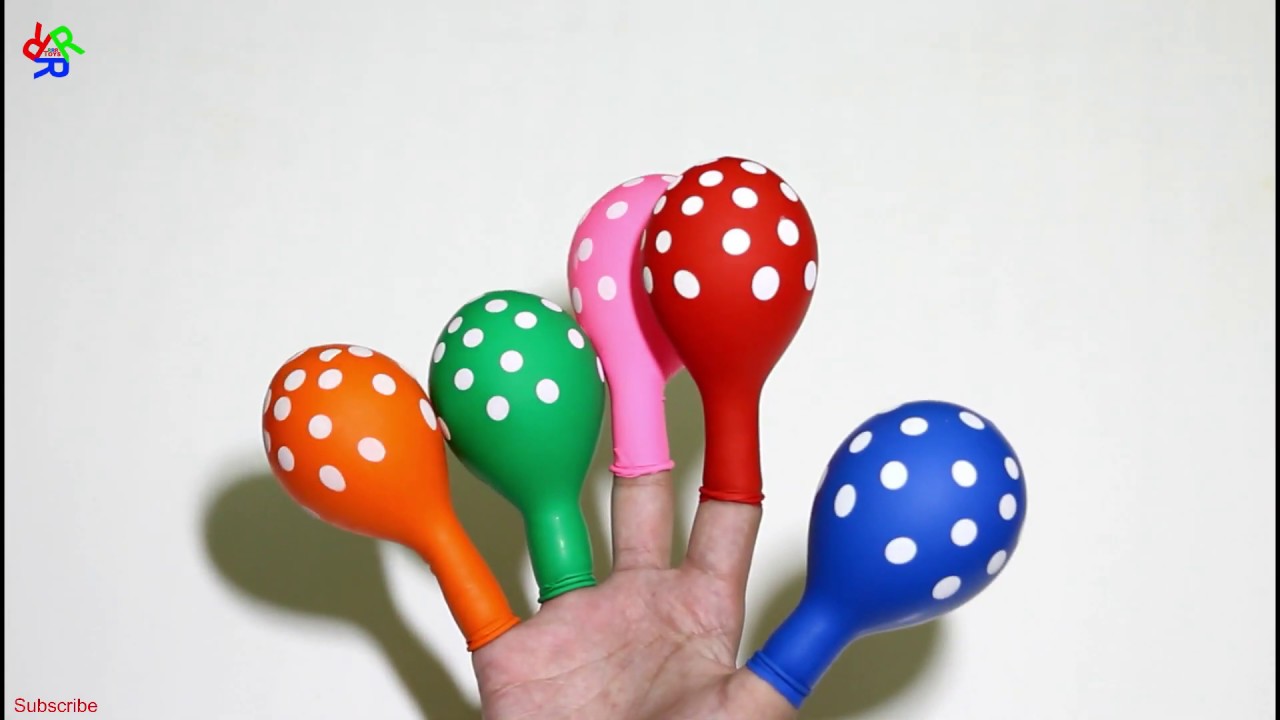 Finger Family Song with Colors Balloon Compilation-RRR Toys. - YouTube