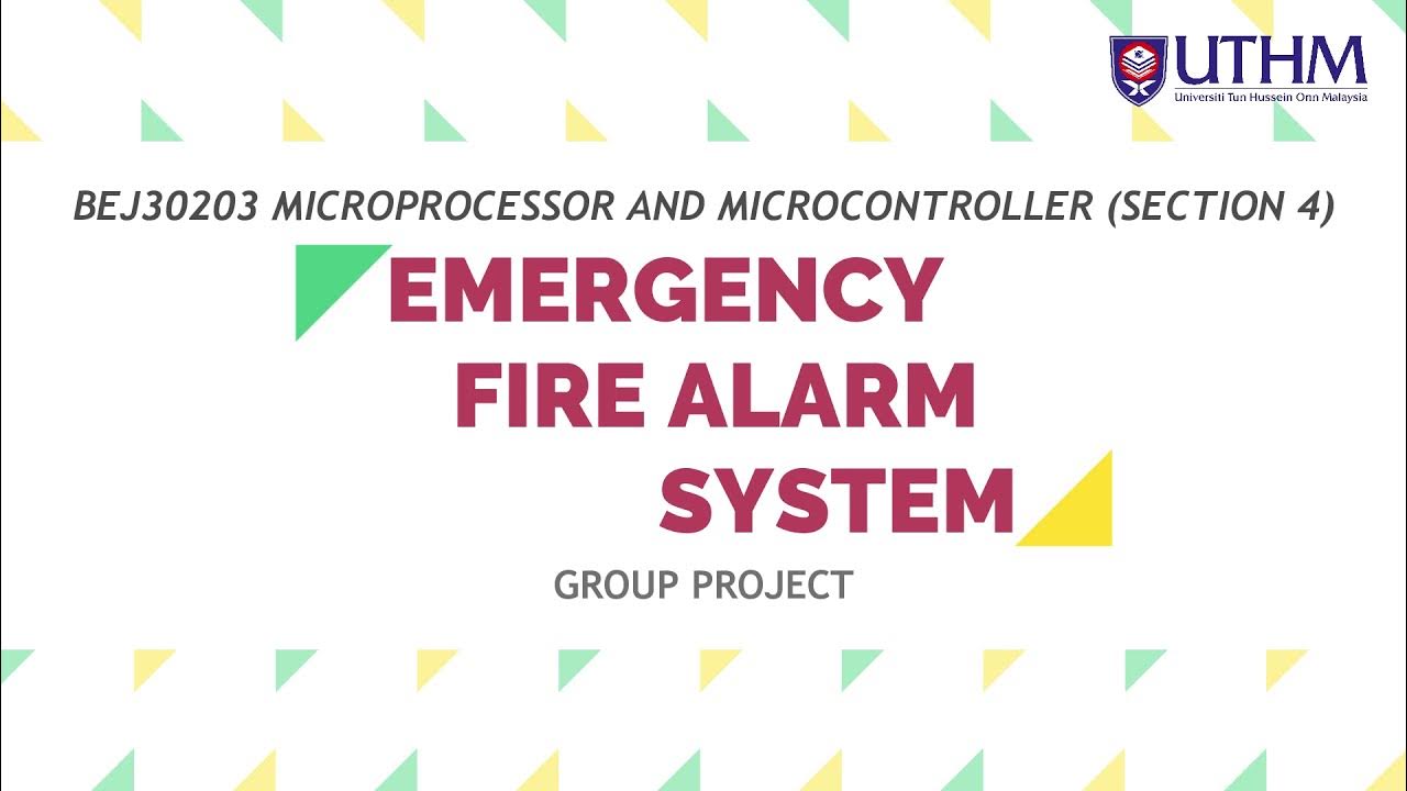 Emergency fire alarm system using MCU STM32F103RBT6 - YouTube
