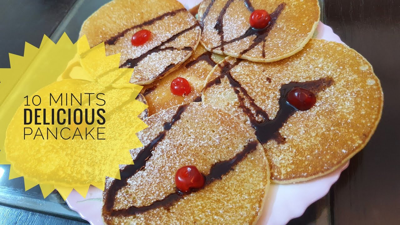 PAN CAKE in 10 min How to make Pan cake Easiest recipe Quick and ...