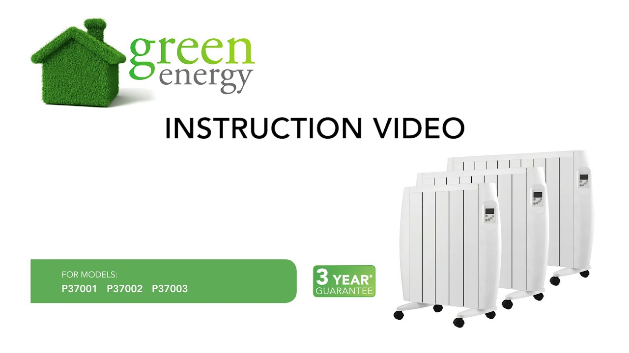 How To Set Up Green Energy Radiators | P37001 P37002 P37003 | Ideal ...
