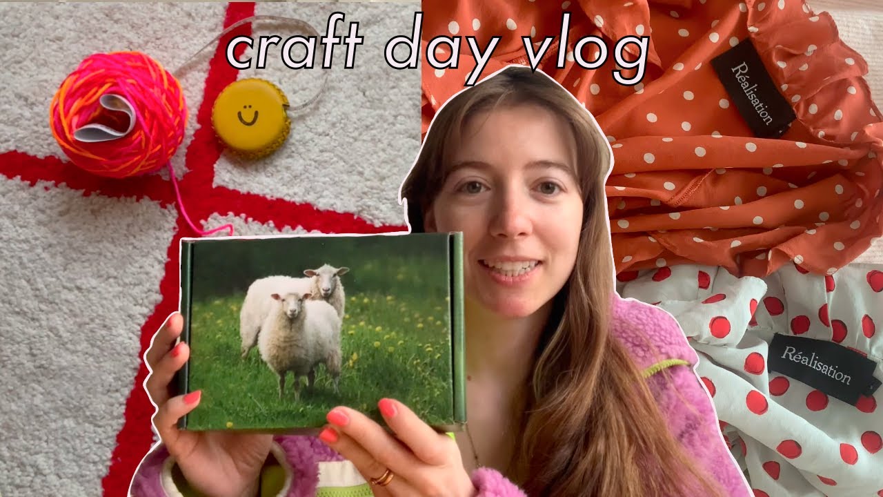 Crafty Vlog: Unboxing, Knitting the Maid You Look top, Fixing Clothes ...