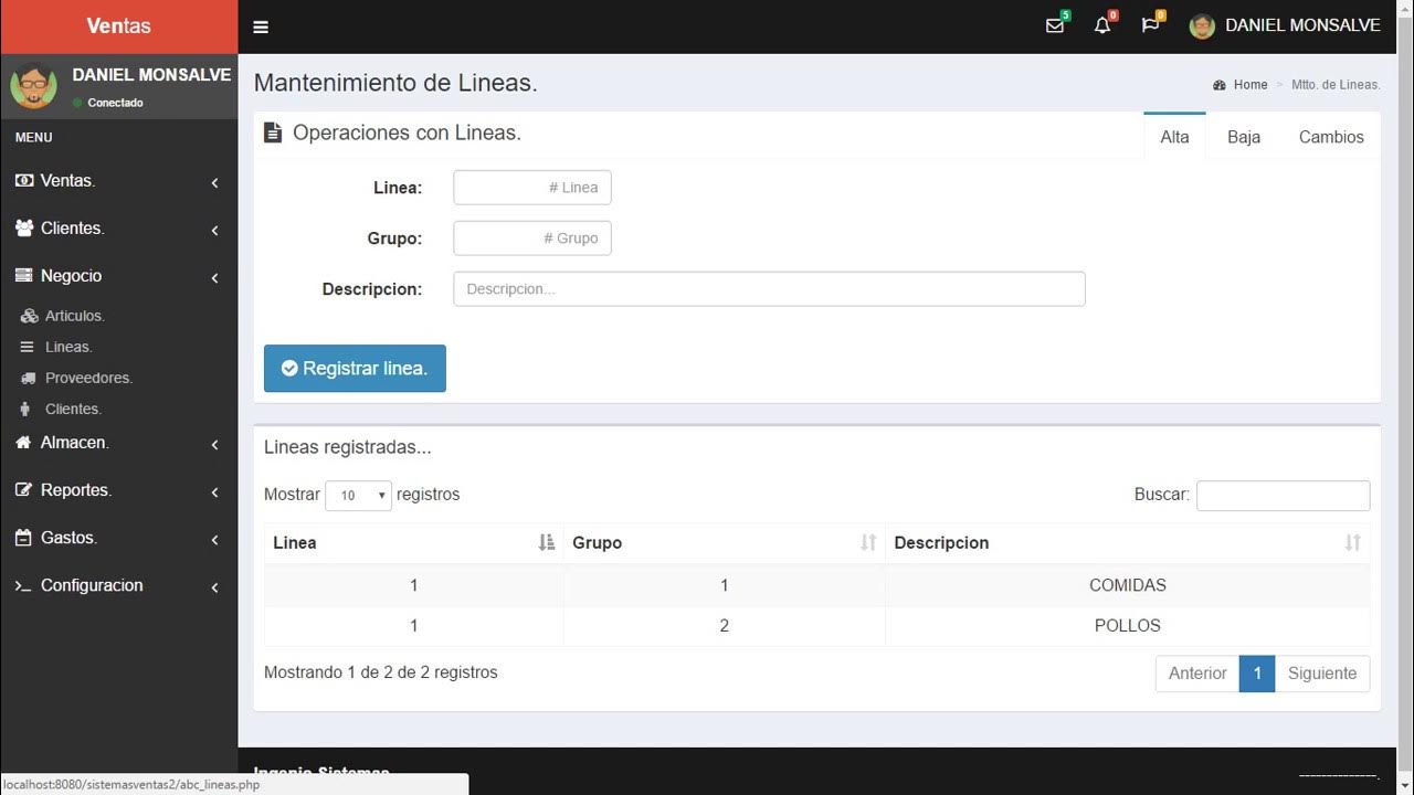 Sistema de Ventas WEB - AJAX PHP MySQL - Codigo y BD - YouTube