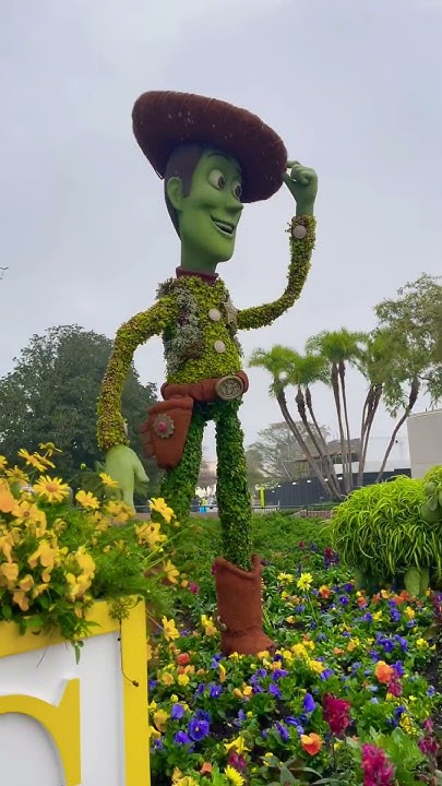 Toy Story Topiaries Epcot |Walt Disney World Sights and Sounds #shorts #garden #disney #wdw # ...