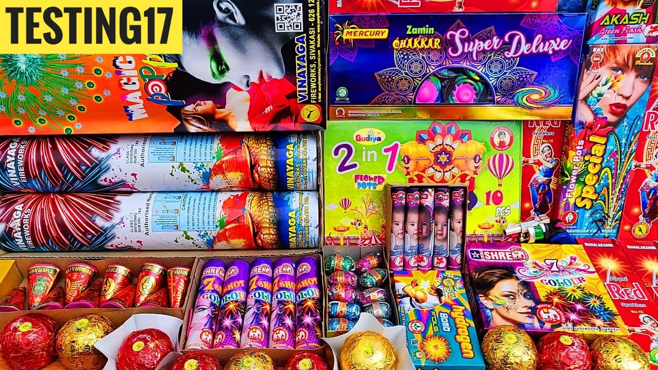 TESTING DIWALI FIREWORKS STASH 17 | DIWALI KE PATAKHE | CRACKERS VIDEO ...