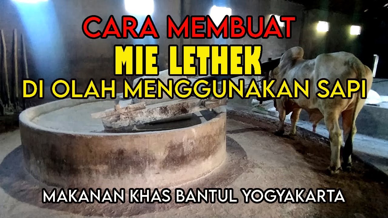 MIE LETHEK KHAS BANTUL | CARA MEMBUAT MIE LETHEK | DI OLAH MENGGUNAKAN ...