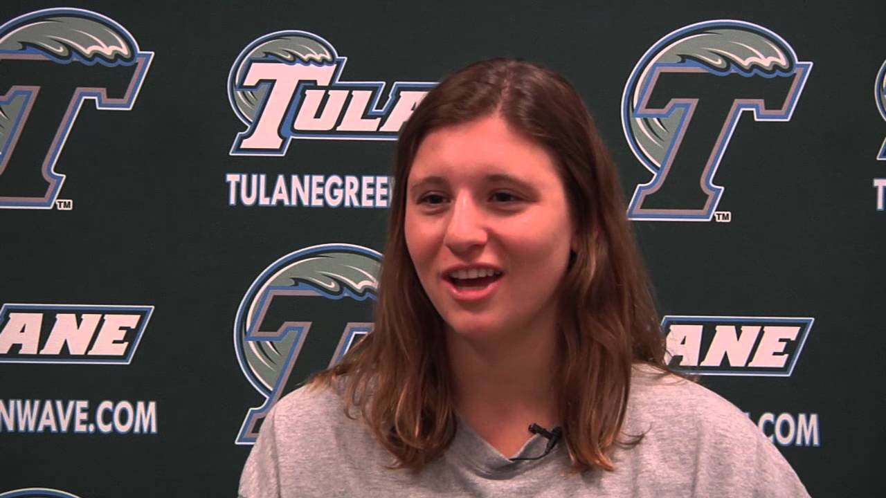 Get To Know...Tulane Swimming & Diving's Molly Jubas - YouTube