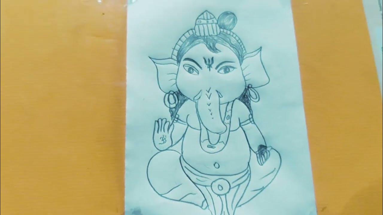 How To Draw Ganesha Kaise Banaye Easy Step By Step Ganesh Ji Ki