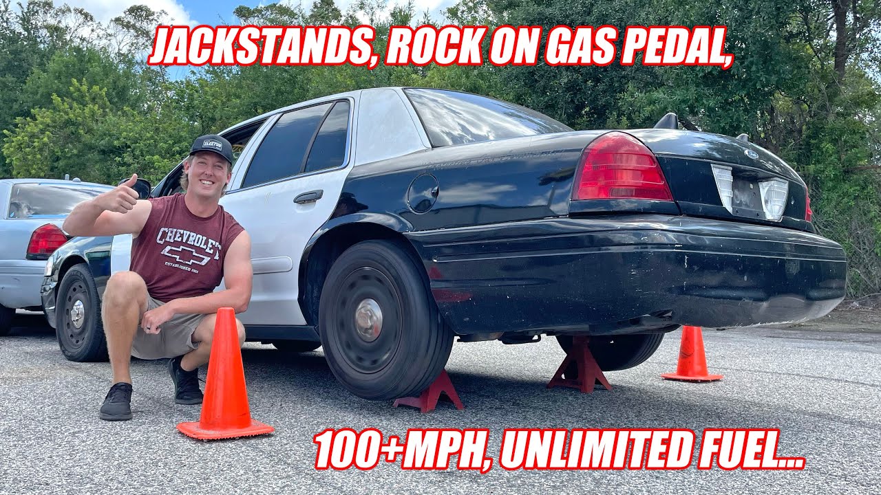 This Crown Vic Is Going To Run At Full Speed For A MONTH... Let's Begin ...