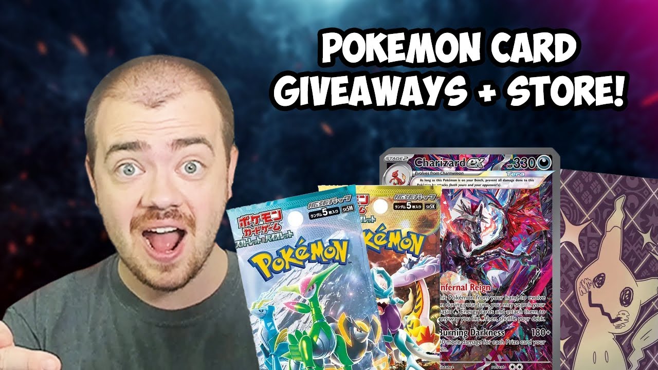 Opening/Giving Away Pokémon Cards!! Paldean Fates | Cyber Judge & Wild ...