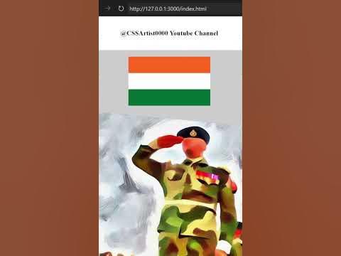 CSS India: Crafting the Tricolor Flag with Code #shorts #css # ...
