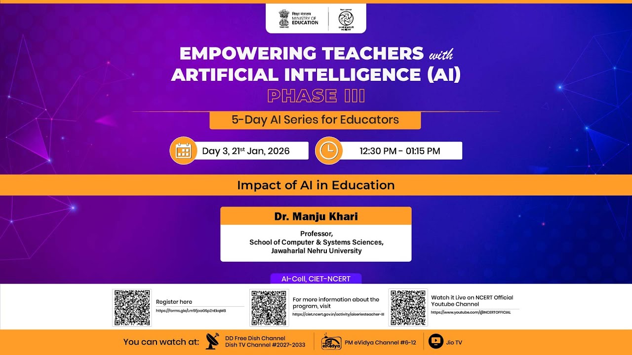 Day 3: Impact of Al in Education - YouTube