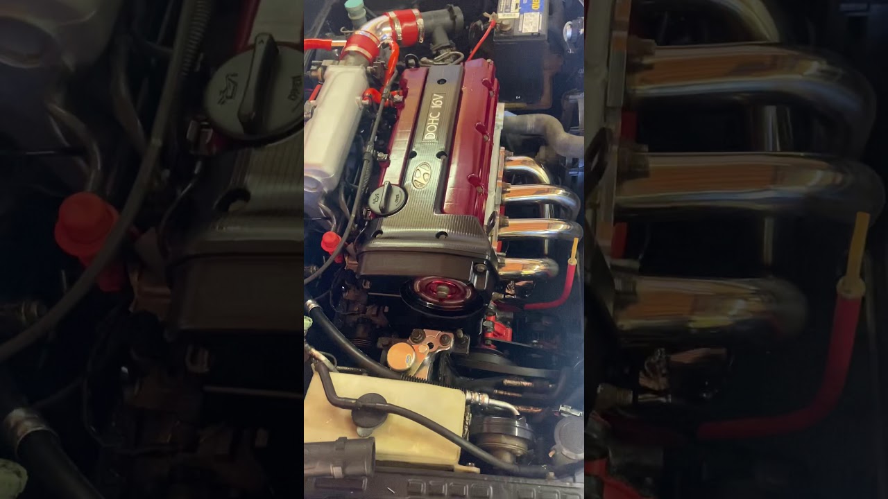 Start up on the Hyundai 2.0 swap - YouTube