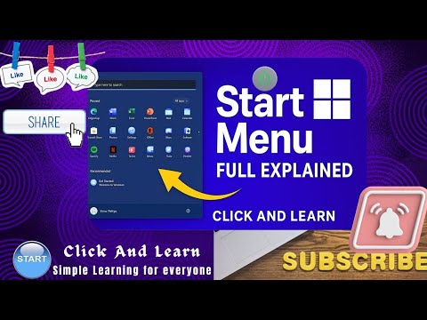 What Is Computer Start Menu?कंप्यूटर स्टार्ट मेनू क्या है? | Start Menu ...