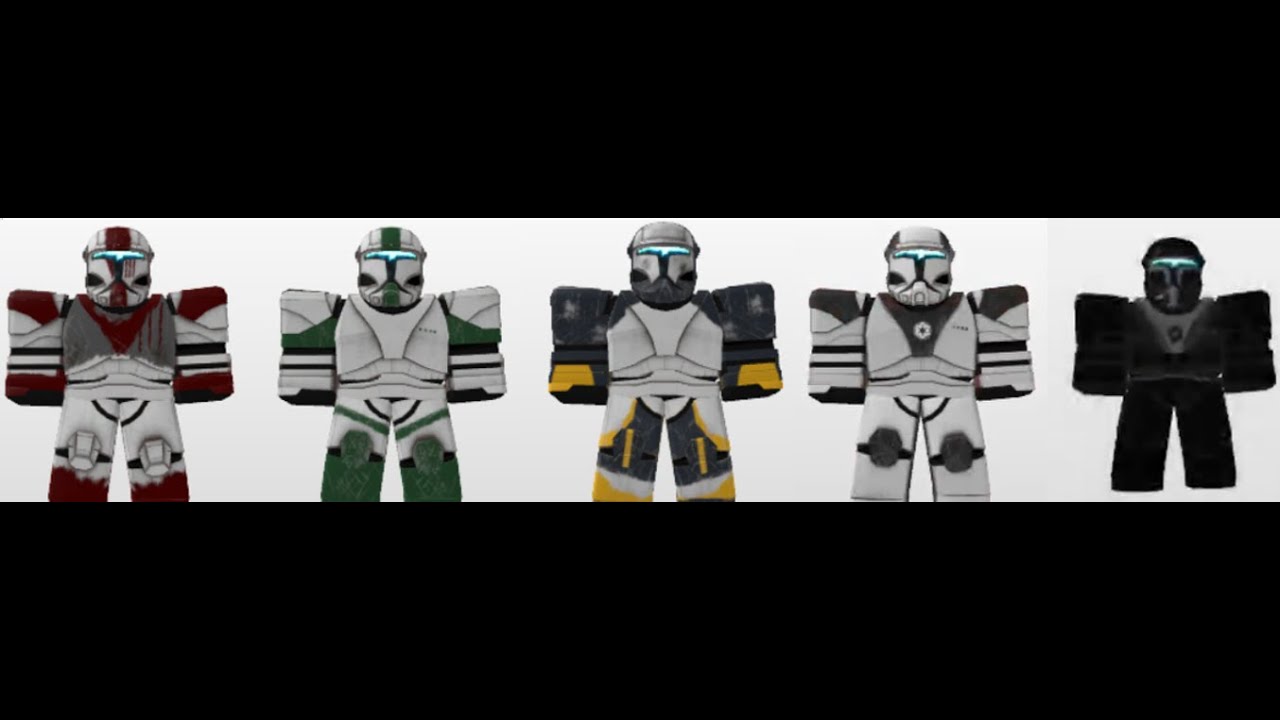 Clone and imperial Commandos Roblox Batttlegrounds - YouTube