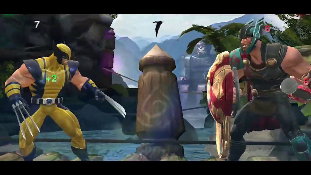 Marvel Contest of Champions Attacks and Knockouts Wolverine - YouTube