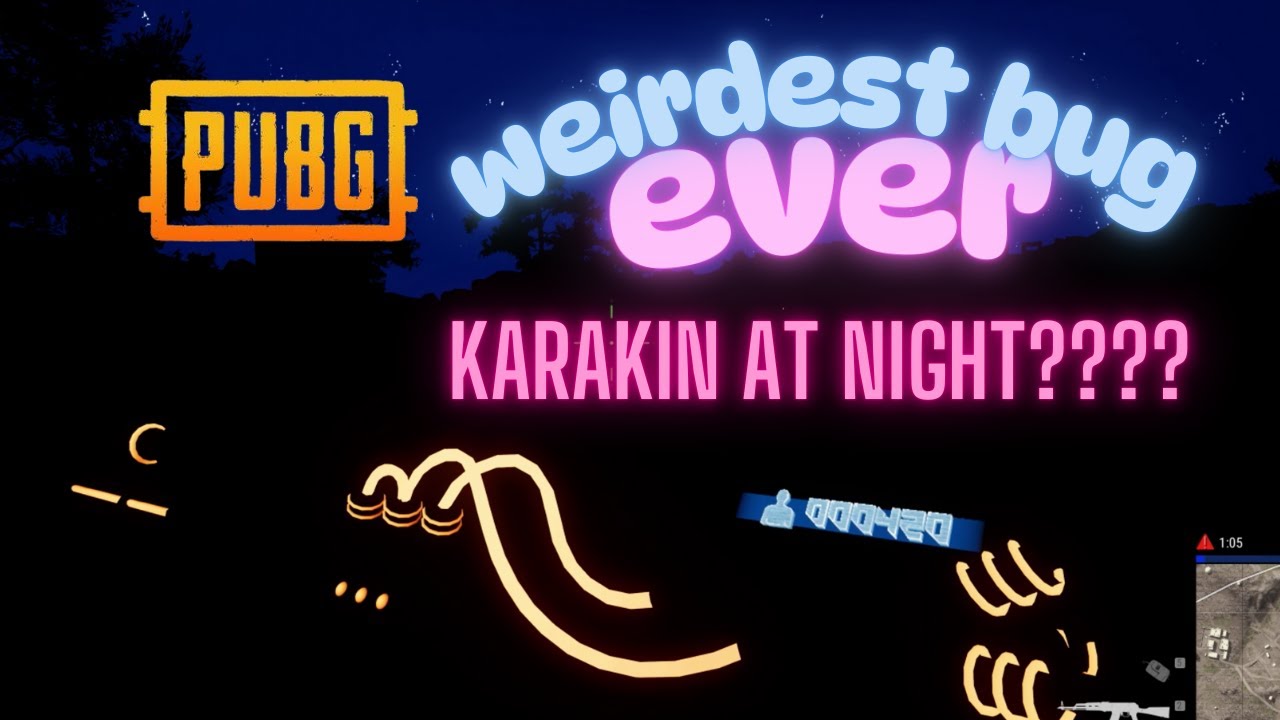 PUBG's WEIRDEST BUG EVER - Karakin At Night - YouTube
