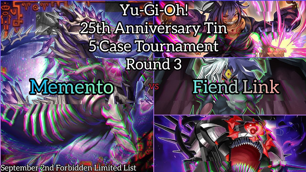 Yu-Gi-Oh! 5 - 25th Anniversary Tin Case Tournament R3 - Fiend Link vs ...