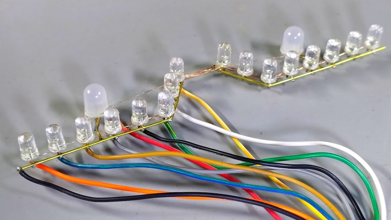 Awesome LED Chaser Light Circuit - YouTube