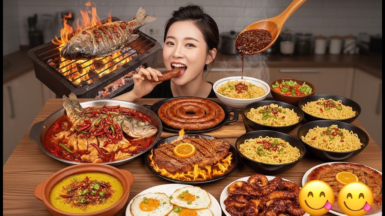 ASMR MUKBANG | Food Recipe Cooking&Eating Mukbang - YouTube