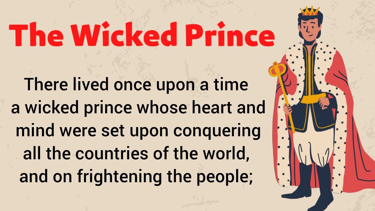 Learn English Through Story👌| The Wicked Prince 😱 | Improve Your ...