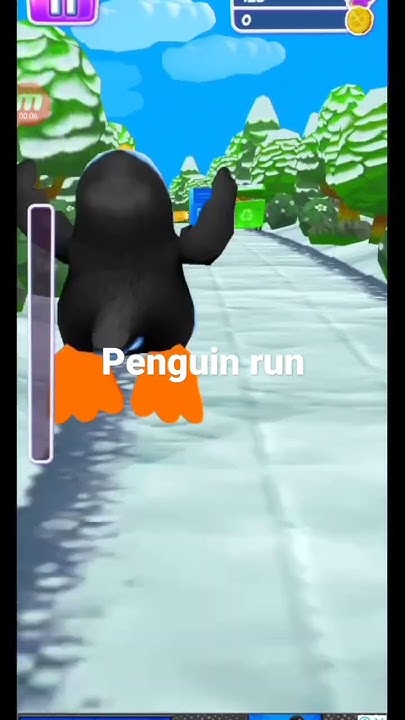 penguin run - YouTube