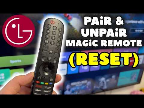 How to Pair & Unpair LG Magic Remote for LG Smart TV I Reset LG Remote
