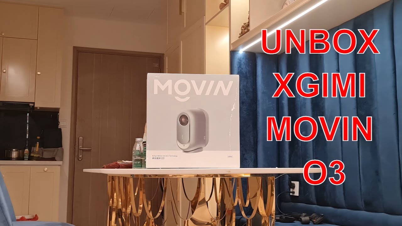 Unbox máy chiếu Xgimi Movin O3 - 1 tác phẩm nghệ thuật + 1 chiếc loa JBL nguyên bản - YouTube