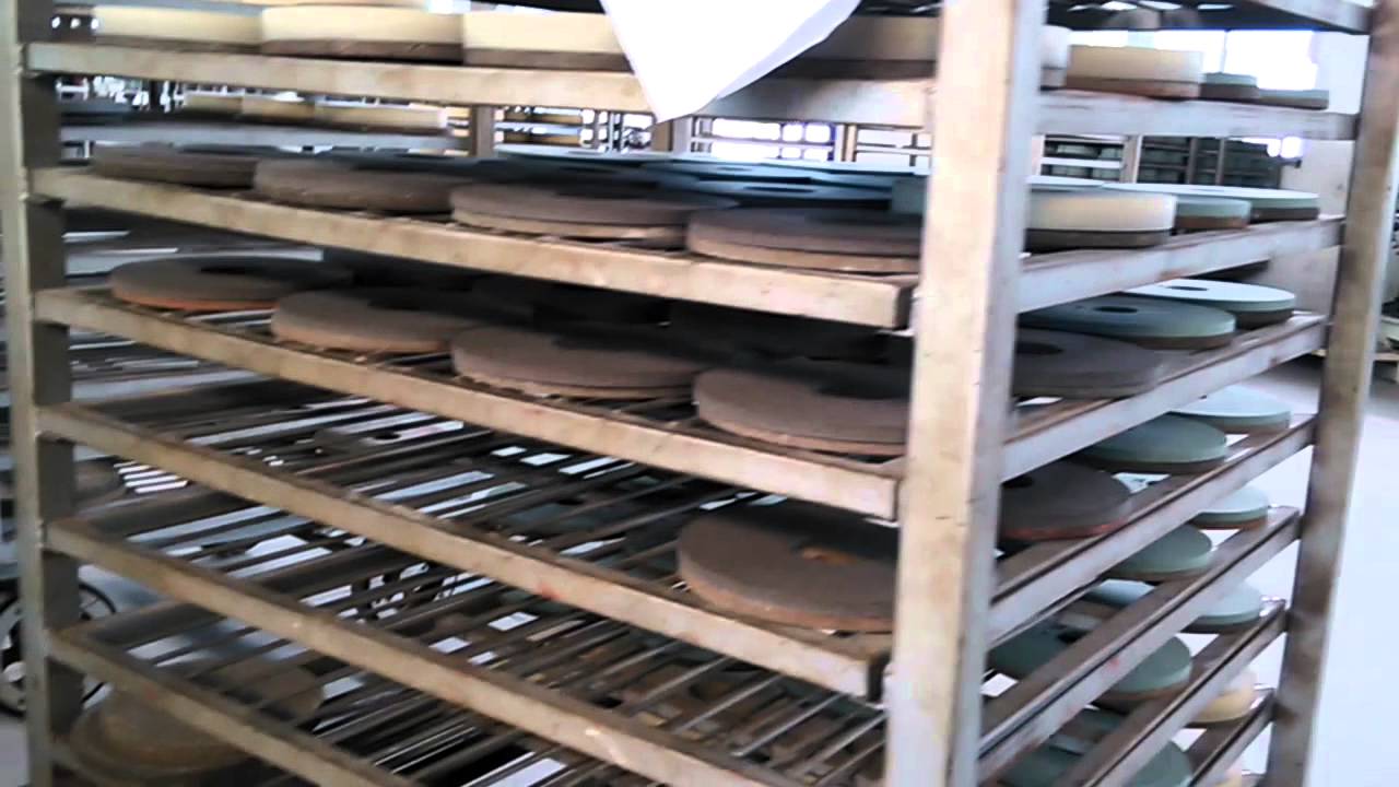 The production of grinding wheel - YouTube