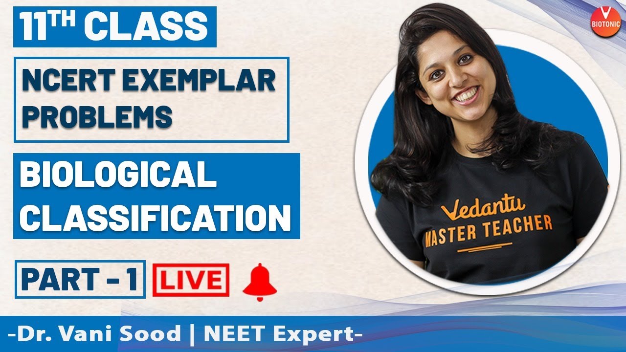NEET Biology | Biological Classification Part-1 | Ncert Exemplar ...