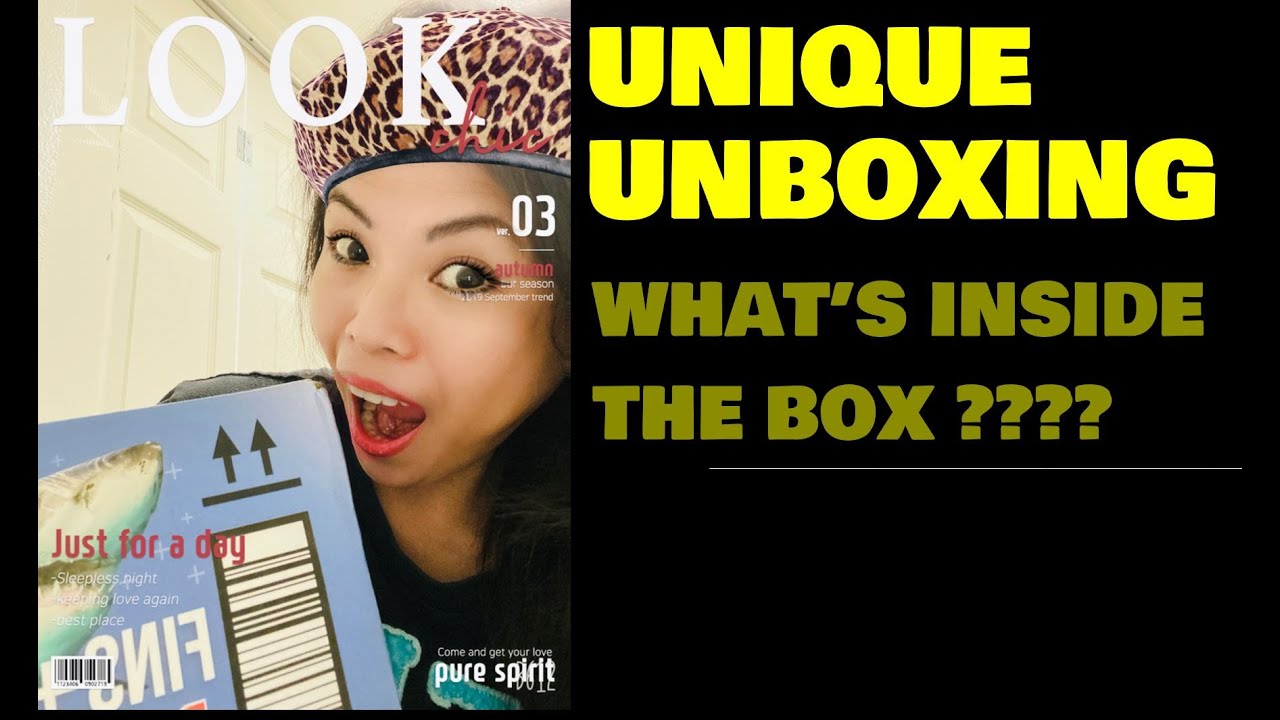 UNIQUE UNBOXING || WHAT’S INSIDE THE BOX - YouTube