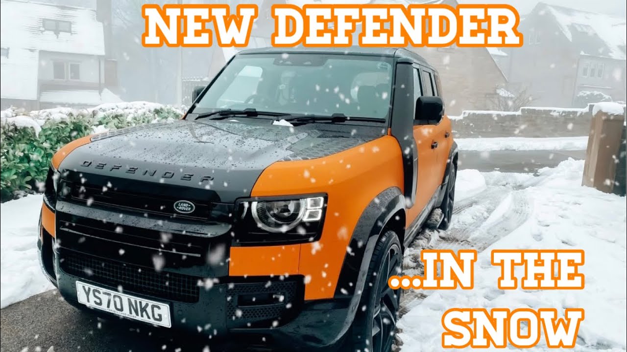 New Defender In The Snow!!! - YouTube