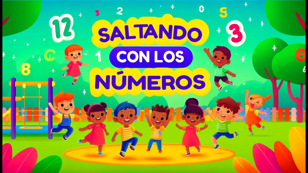 Saltando con los Números - una canción para que los niños aprendan los ...