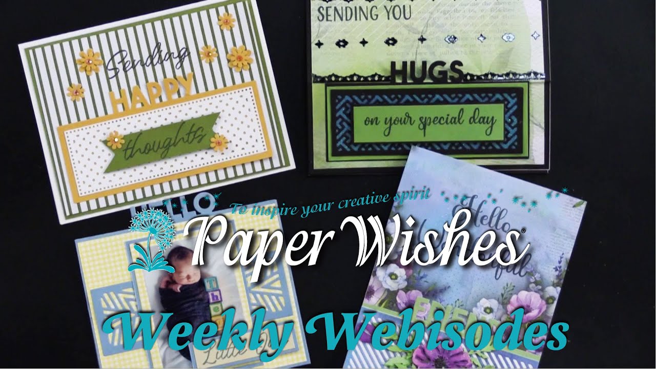 4 Cards Using Word Panel Dies by Creative Craft Products - YouTube