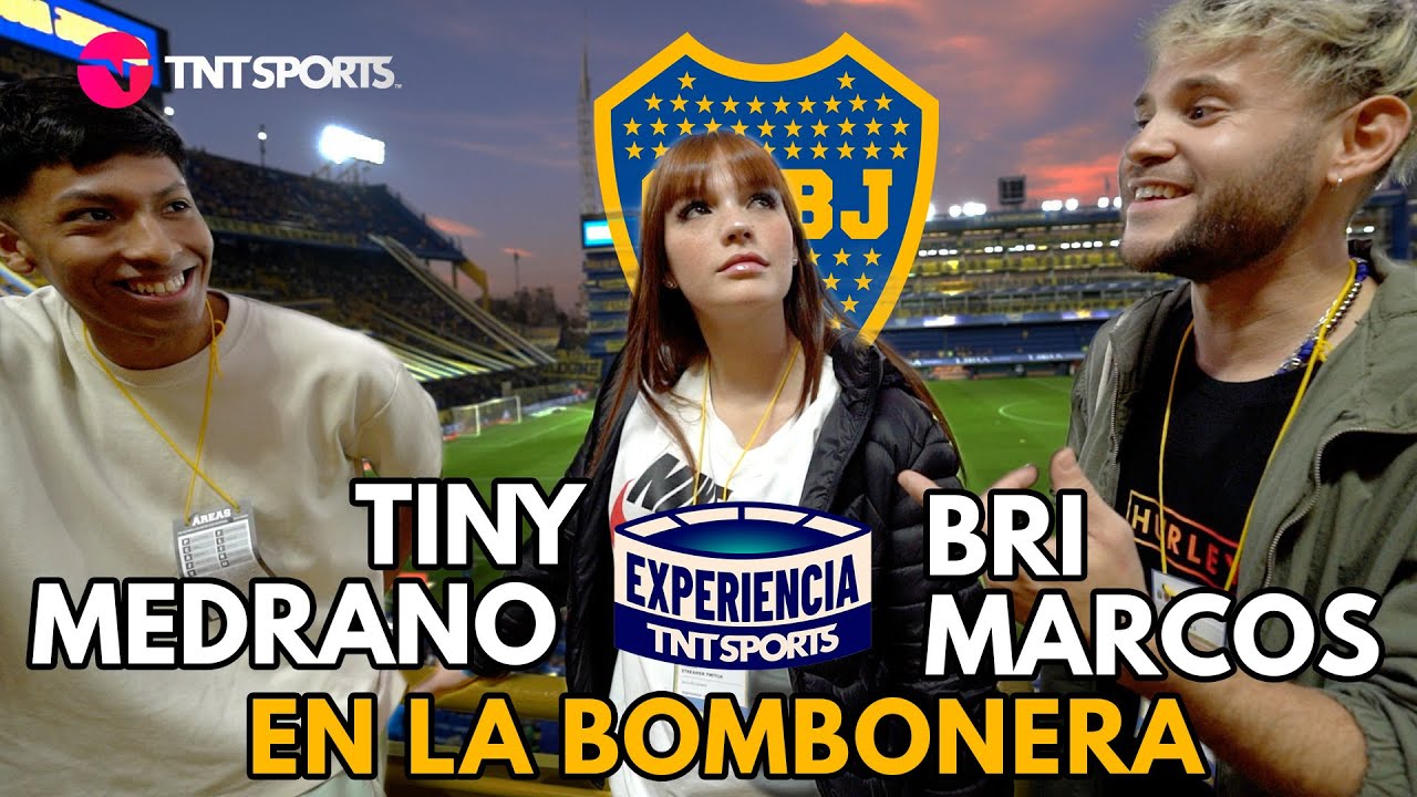 Experiencia TNT Sports en #Boca con Bri Marcos y @Tinymedrano desde la ...