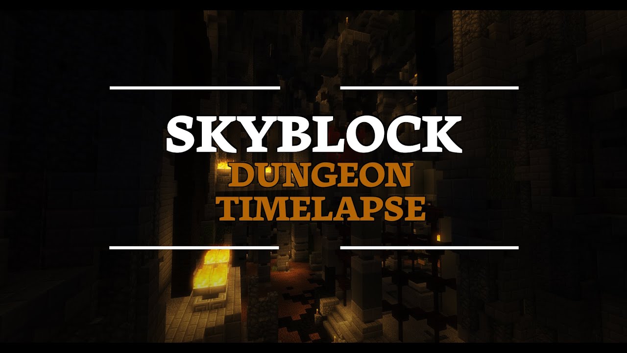 Dungeons Timelapse - Hypixel Skyblock - YouTube