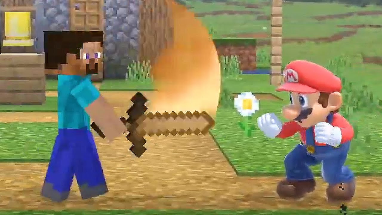 Minecraft Steve Joins Super Smash Bros Ultimate Youtube