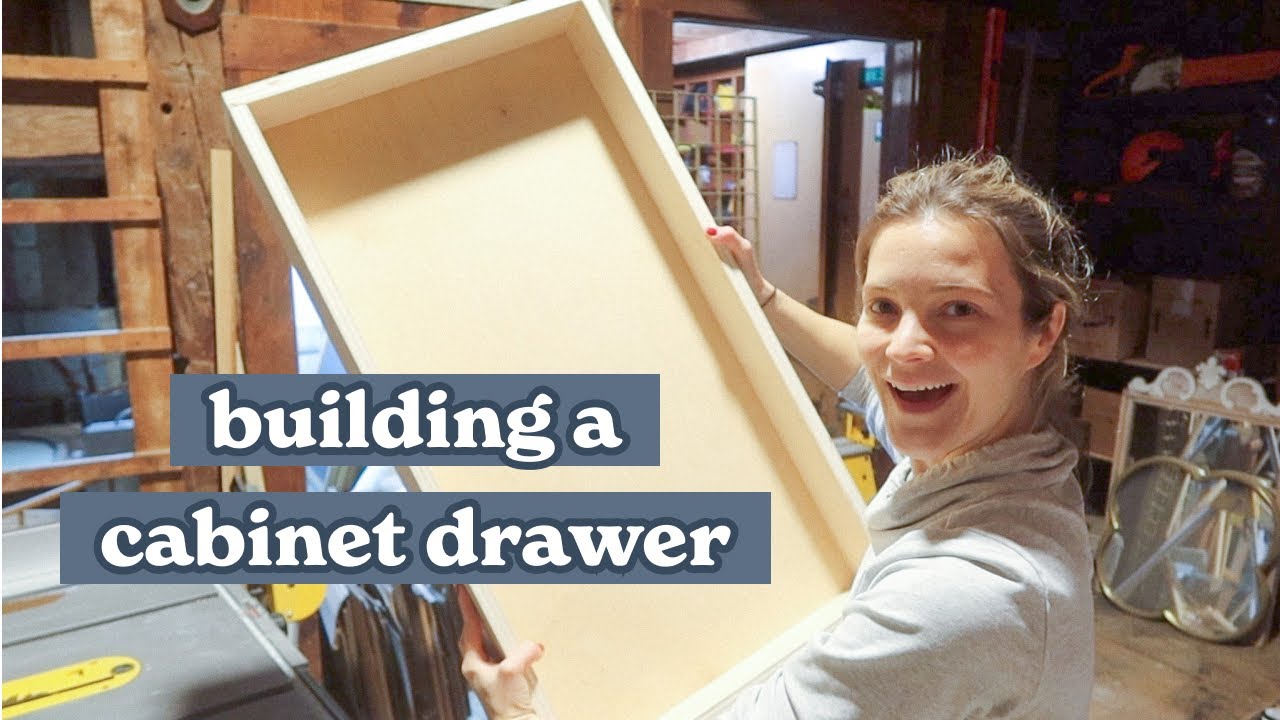 DIY OFFICE DESIGN EP 11: Building a drawer, routing rabbets for glass ...