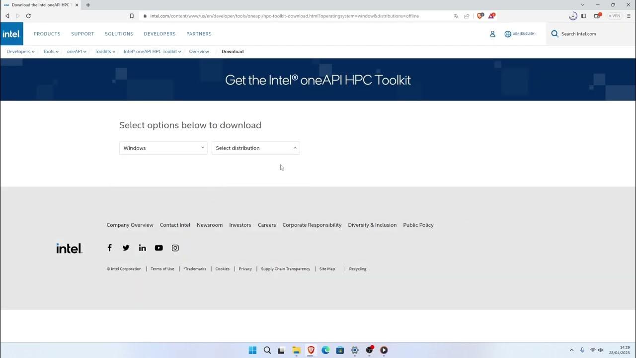 How to Download the Intel oneAPI HPC Toolkit - YouTube