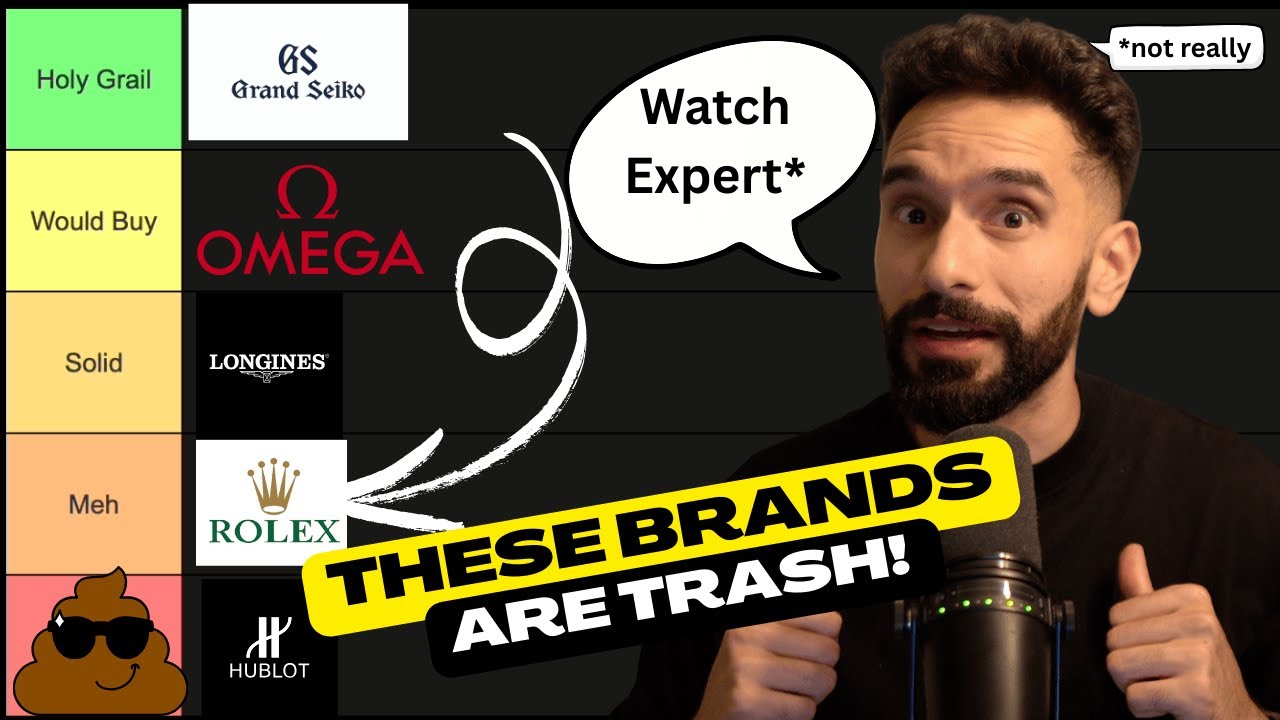 The Only Watch Brand Ranking That Actually MATTERS. - YouTube