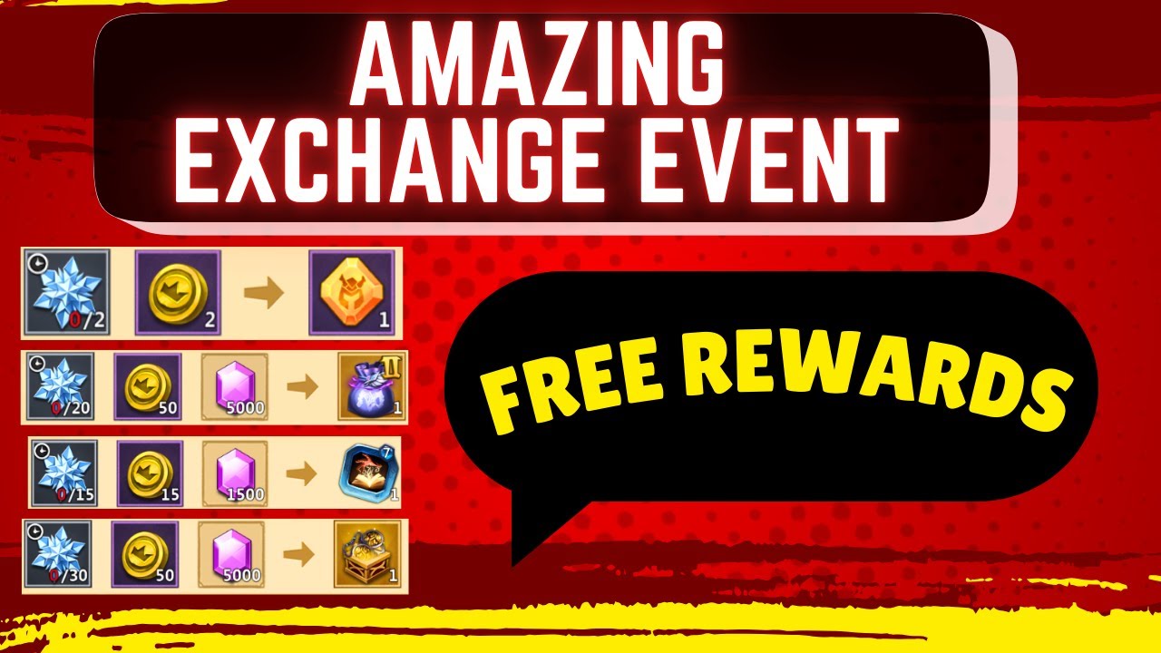 AMAZING EXCHANGE EVENT | CASTLE CLASH - YouTube