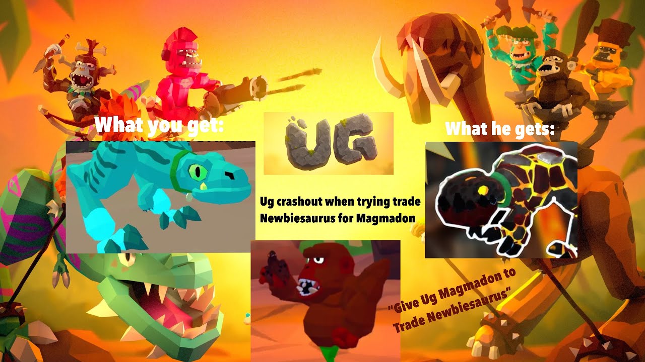 Kid crashes out when trying to trade a Newbiesaurus for a Magmadon ...