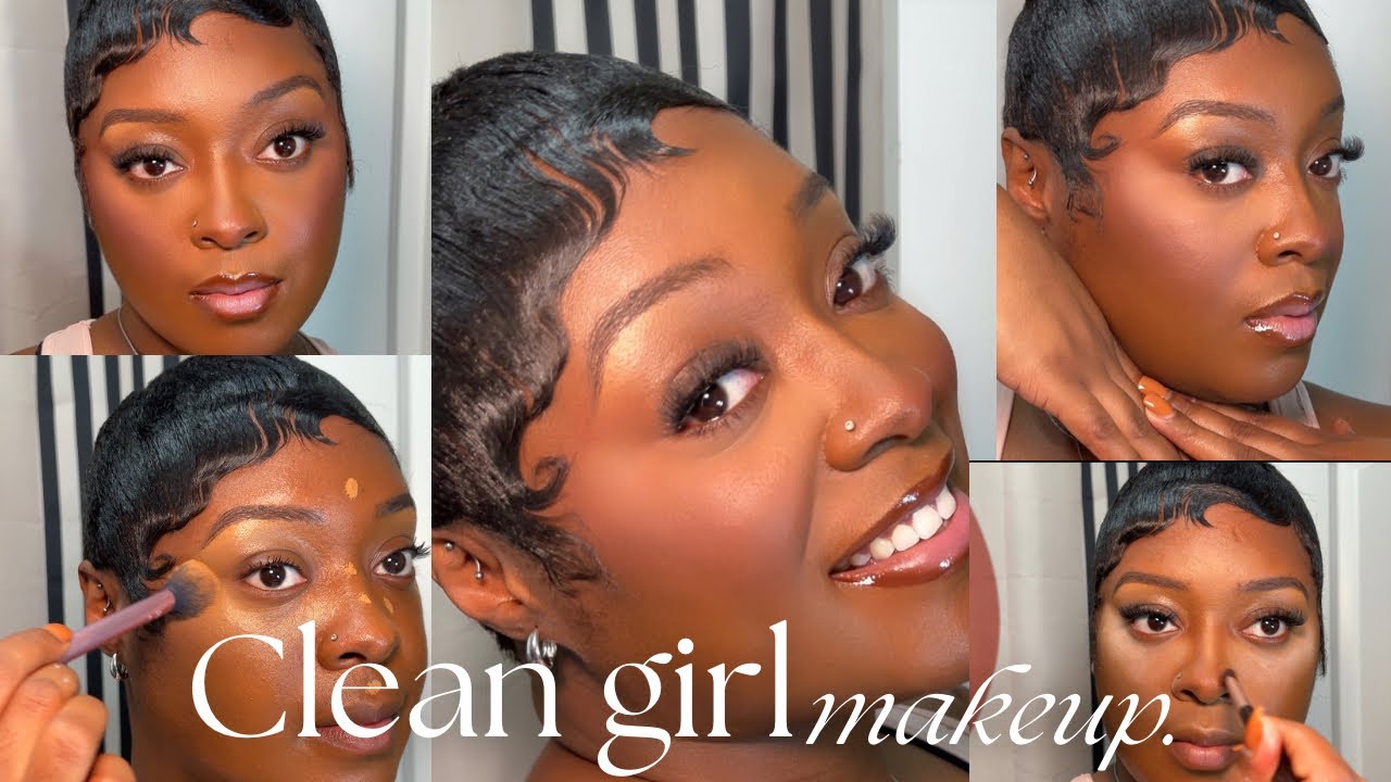 Step By Step Clean Girl Makeup Routine 🪞🫧🎀💋 ; LAST ALL DAY - YouTube
