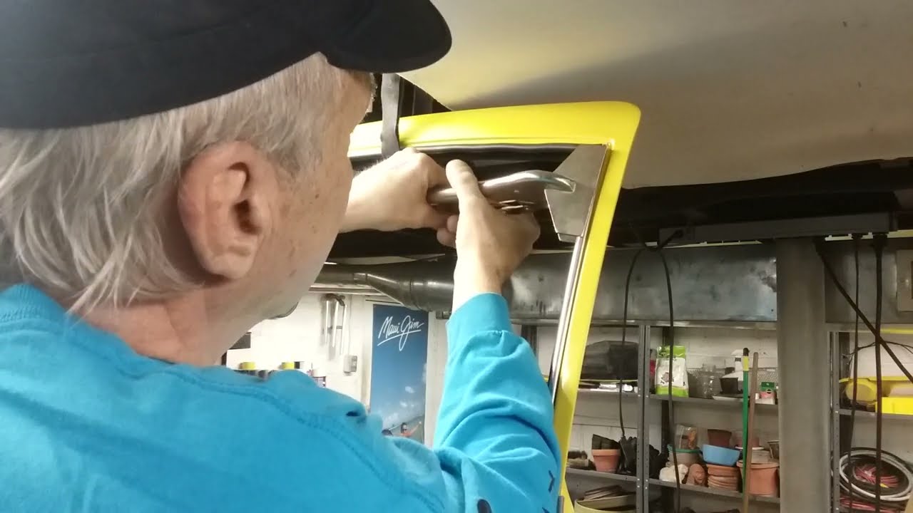 How to Install Opel GT Door Window Channel Rubber 6 - YouTube