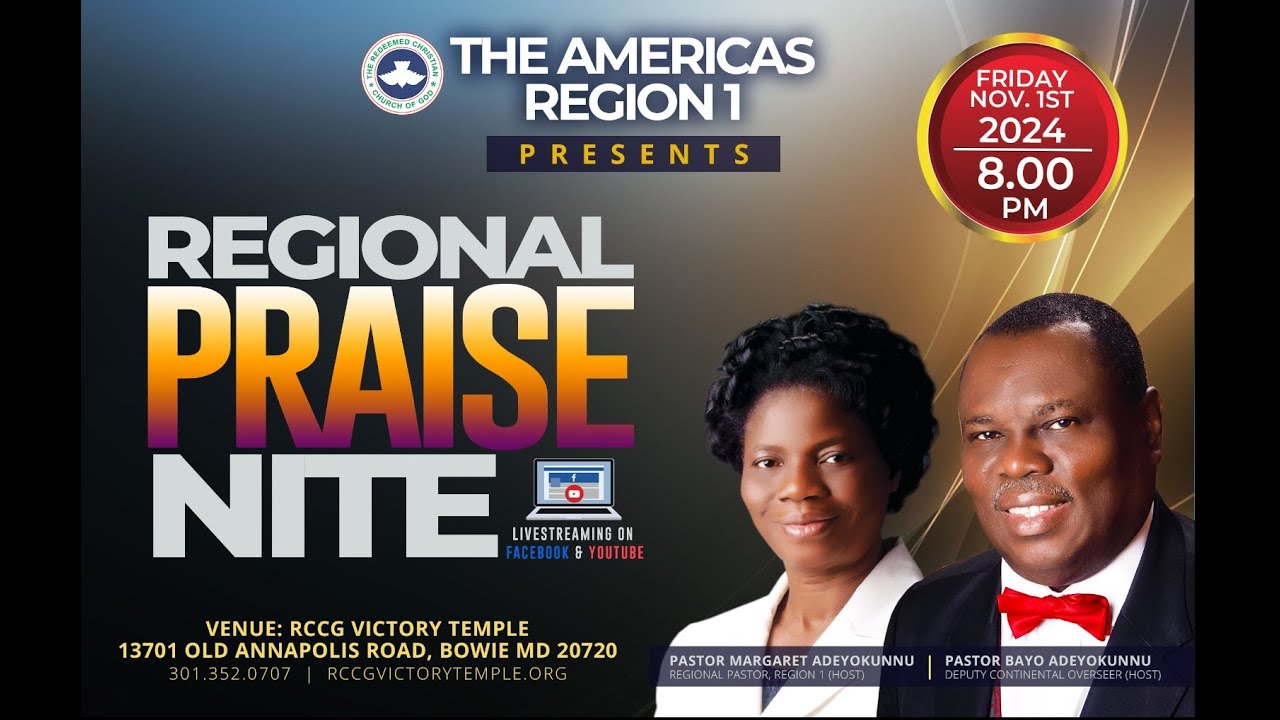 REGIONAL PRAISE & PRAYER NITE, NOV 1ST 2024 | Victory Temple Bowie ...