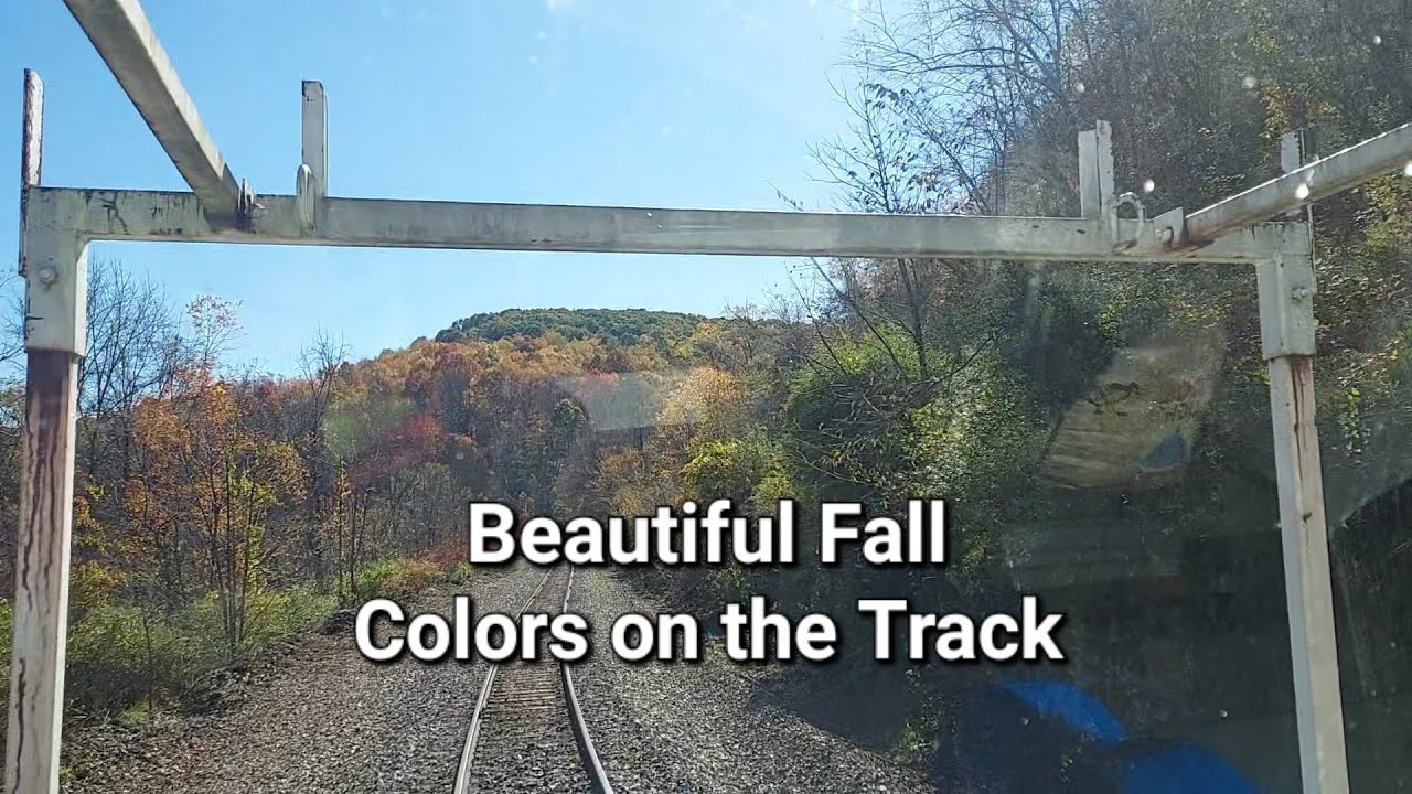 Fall Leaf Colors Riding on the Rails Part 1 - YouTube