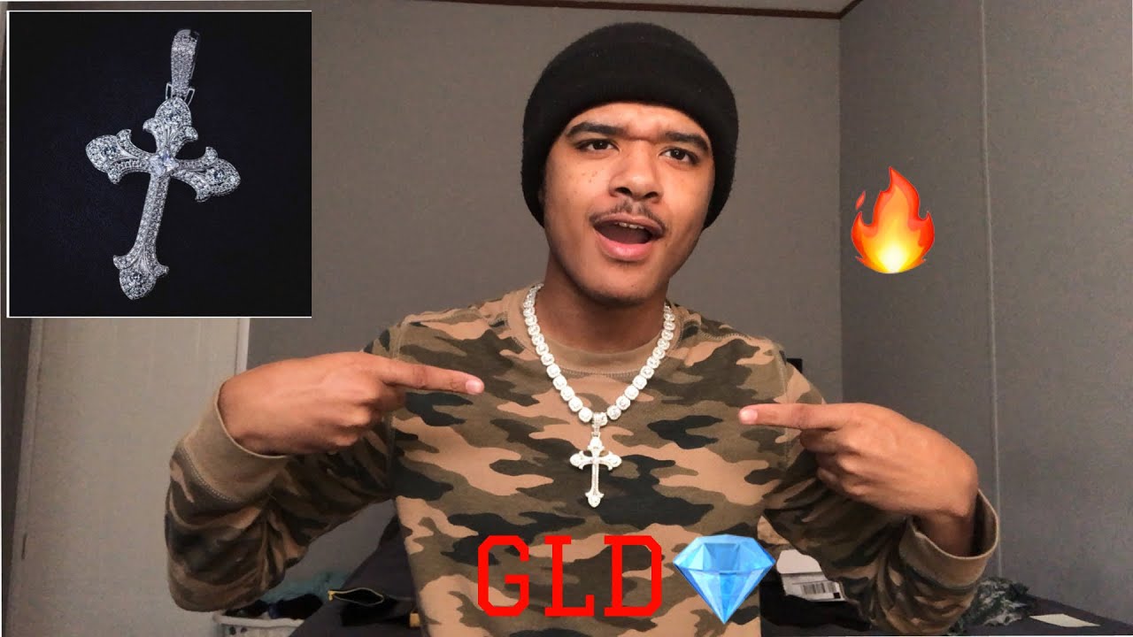 Clustered Infinity Cross Pendant!|SHOP GLD REVIEW(Amazing Shine ...
