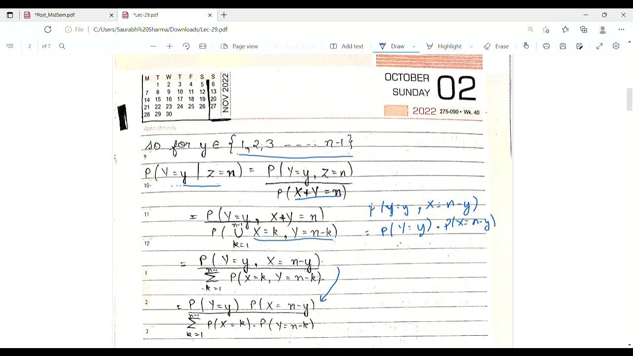 P&S | After Mid-Sem Lecture-6 Part-2 | Rahul Mittal - YouTube