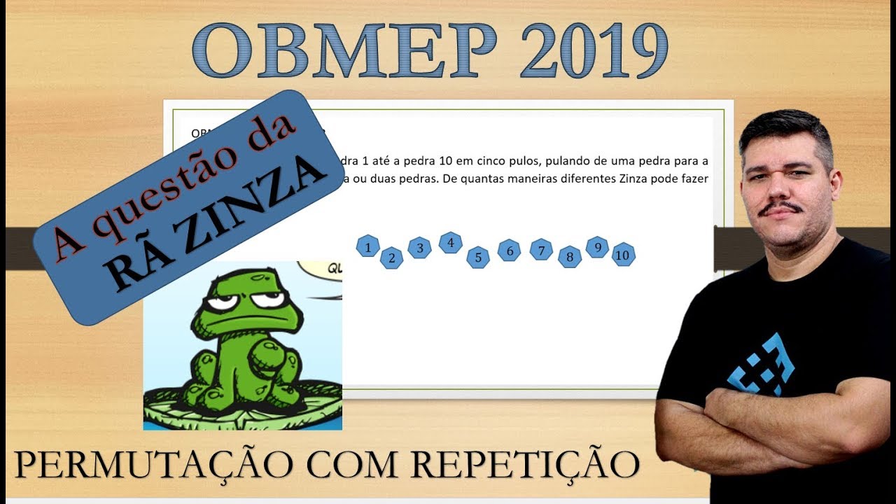 OBMEP 2019 - Nível 3 - A Rã Zinza - YouTube